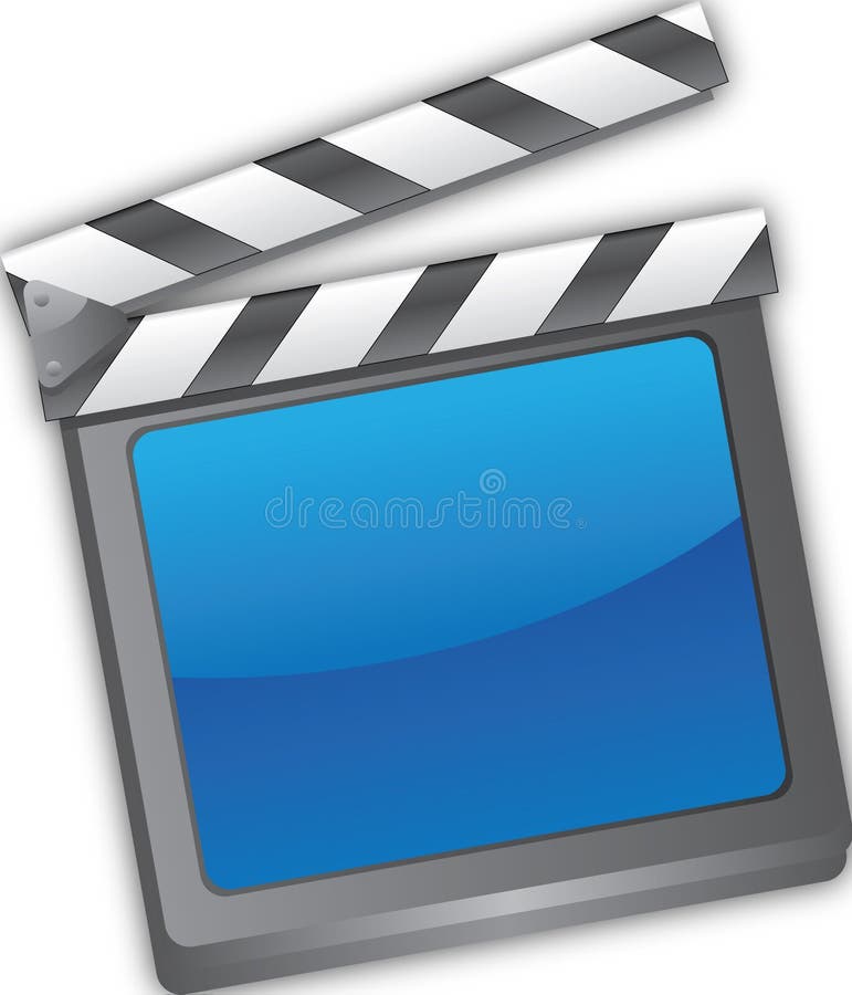 Film Slate stock vector. Illustration of blackboard, cinematography ...