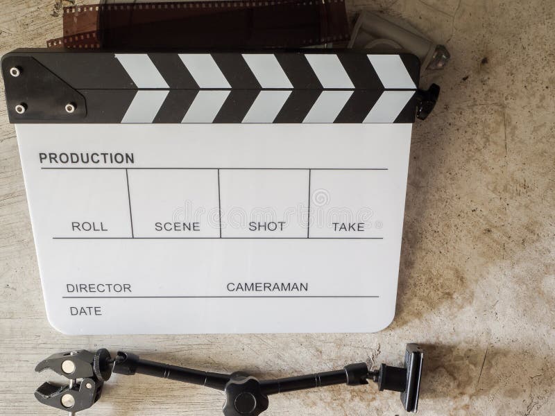 Film slate movie tool stock photo. Image of camera, scenc - 88316120