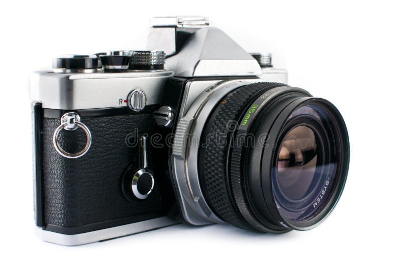 Film SLR Camera stock photo. Image of camera, vintage - 34278176