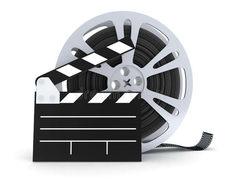 Film spool isolated stock illustration. Illustration of roll - 15938016