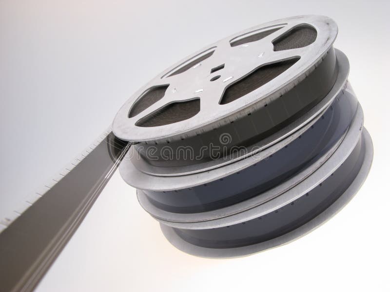 16 Mm Film Canisters and Reel Stock Photo - Image of cinema, editor: 411602
