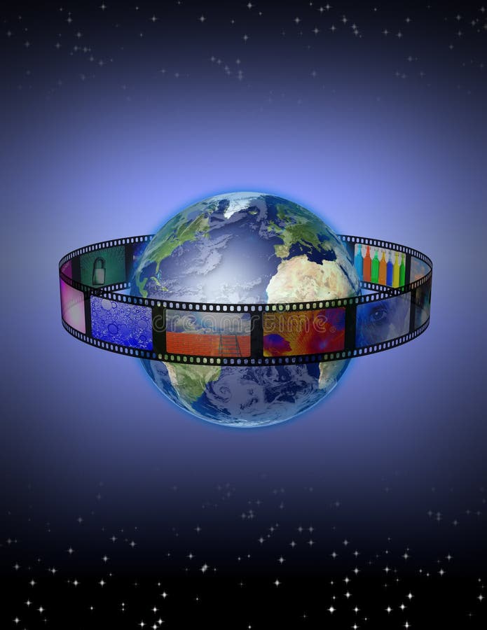 Strip Encircles Earth Stock Illustrations – 2 Strip Encircles Earth ...