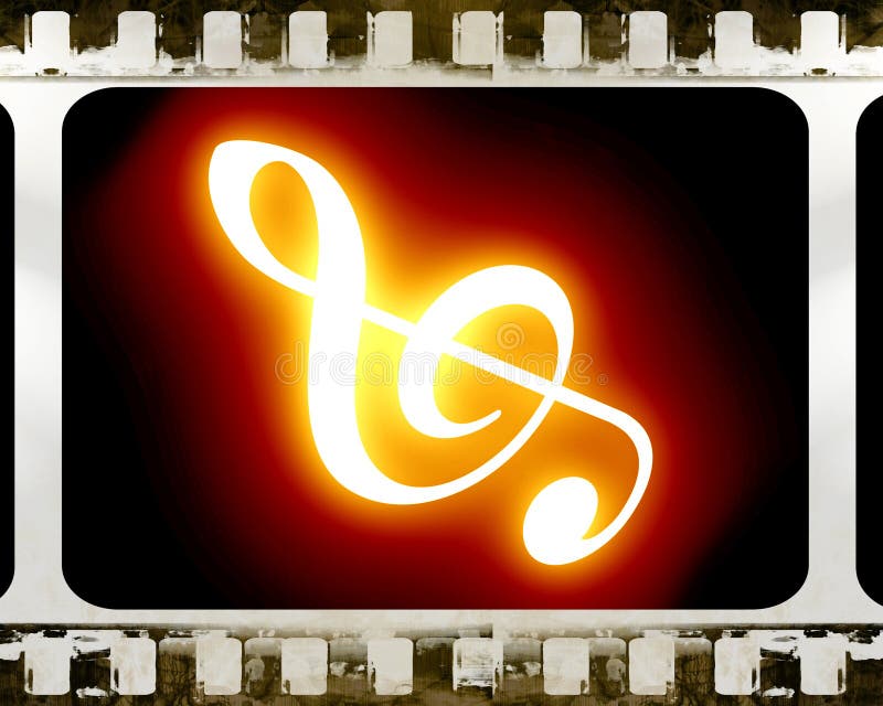 Music Notes Film Strip Stock Illustrations – 29 Music Notes Film Strip ...