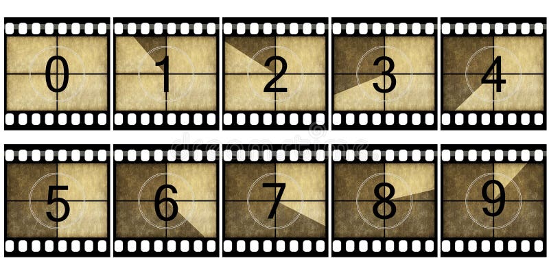 Retro Film Strip Countdown Stock Illustrations – 1,569 Retro Film Strip ...