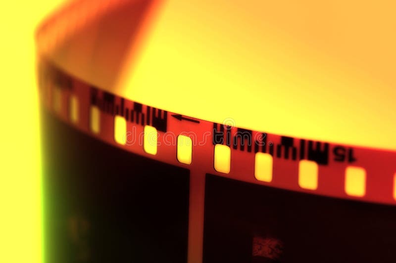 Film Strip 3 stock photo. Image of yellow, film, expose - 94338