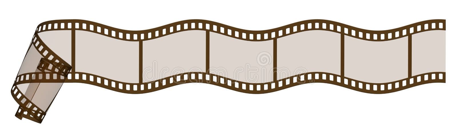 Film strip ribbon stock illustration. Illustration of graphic - 3699143