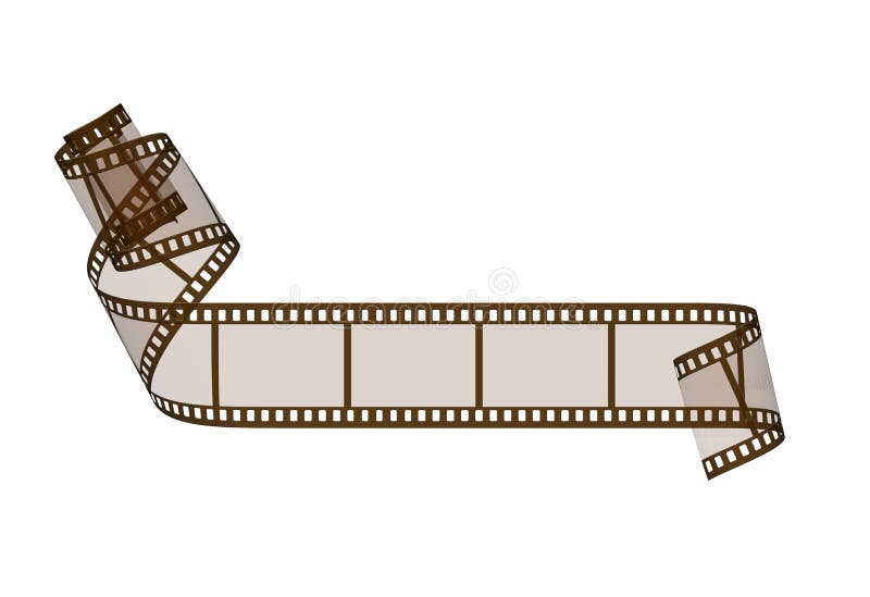 Film strip ribbon stock illustration. Illustration of graphic - 3699143