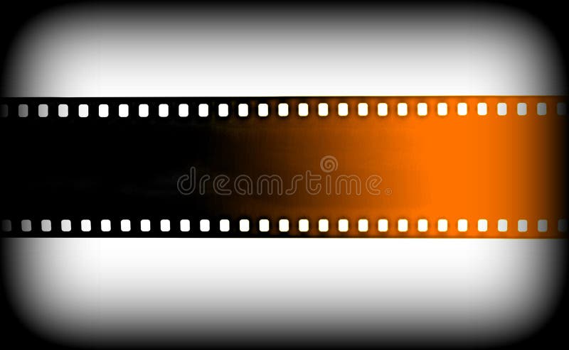 Cinema Film Strip Movie Countdown Light Rays Movie Startup Concept ...