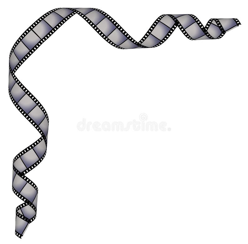 Film strip ribbon stock illustration. Illustration of graphic - 3699143