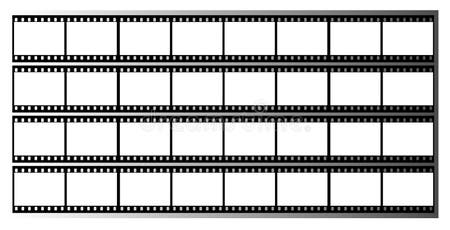 Film strip frames frame stock vector. Illustration of format - 2541531