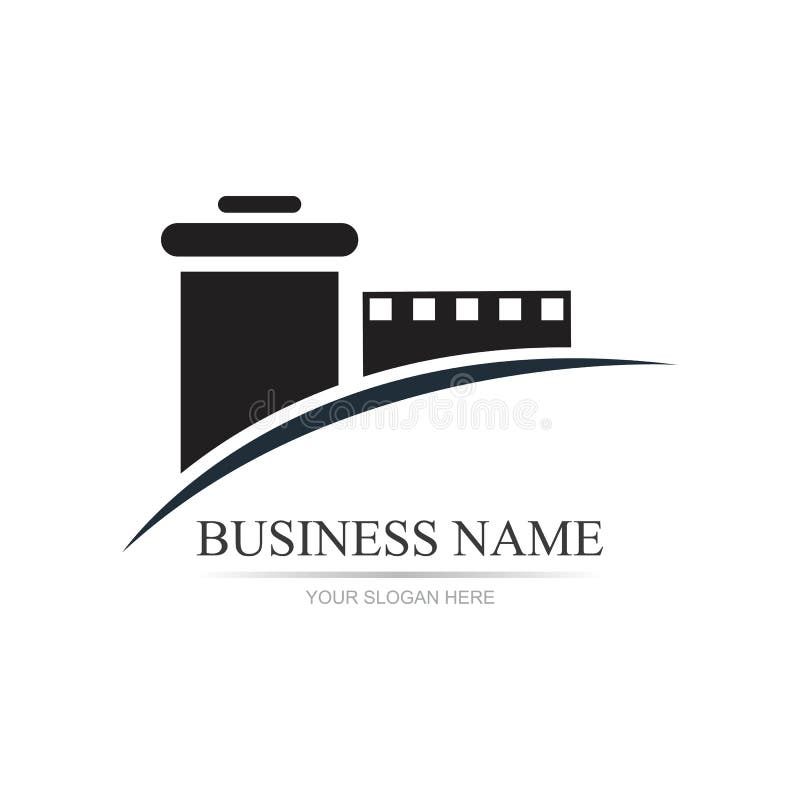 Film Strip Logo Template Vector Illustration Design Stock Vector ...