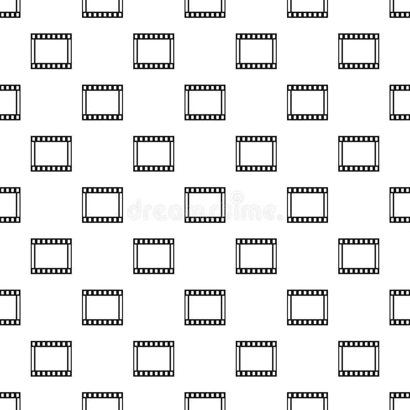 Film Strip Pattern, Simple Style Stock Vector - Illustration of object ...