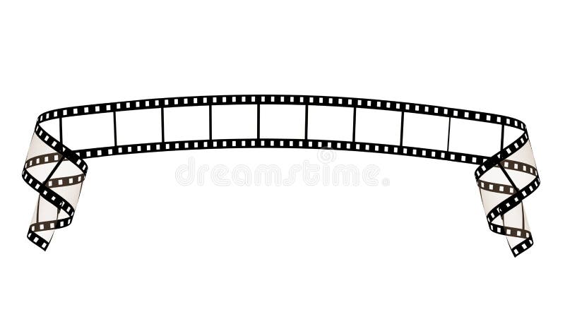 Film strip ribbon stock illustration. Illustration of graphic - 3699143
