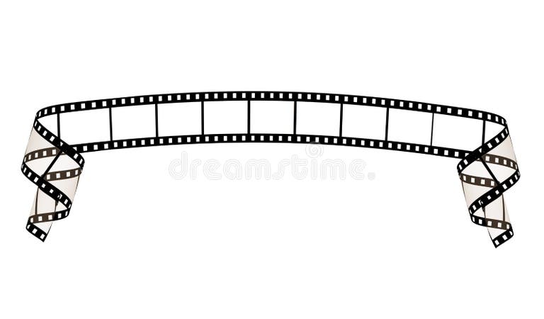 Film strip ribbon stock illustration. Illustration of graphic - 3699143