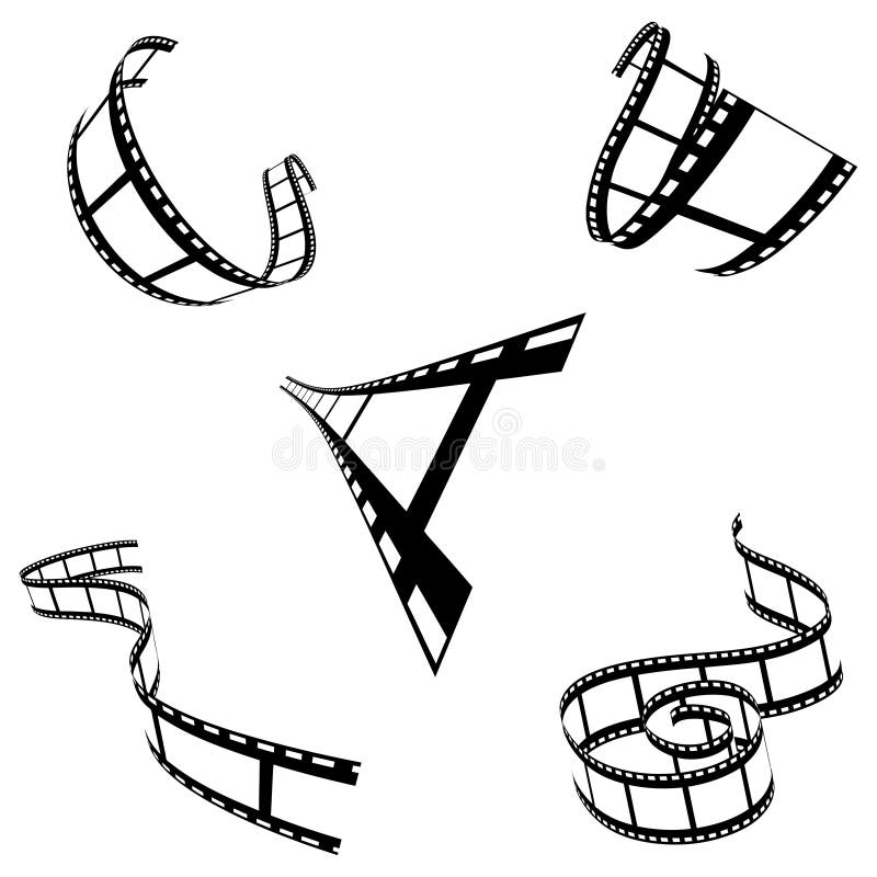 Movie industry icons stock vector. Illustration of clapboard - 11076441