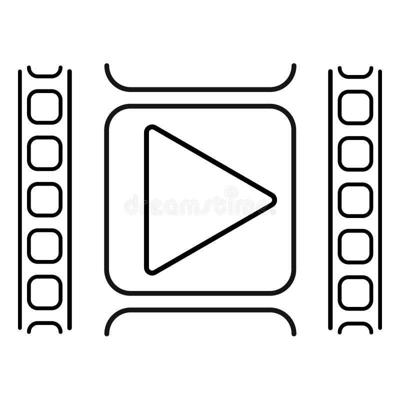 Film Strip Vector Isolated Icon. Movie Strip Stock Vector ...