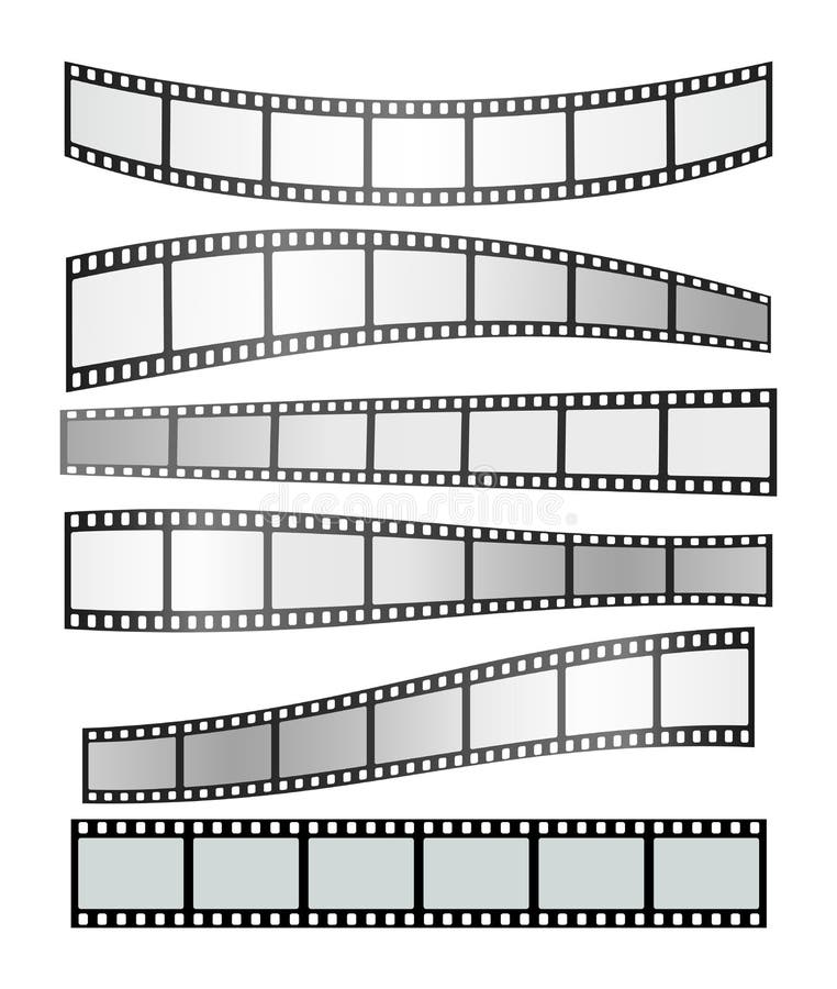 Template film roll stock vector. Illustration of media - 67582882
