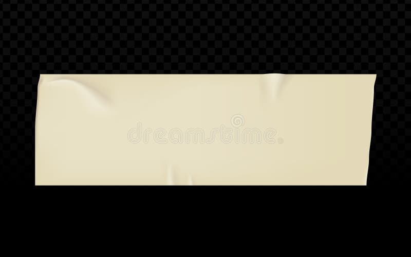 Realistic Slices of Adhesive Tape or Masking Tape with Transparent ...