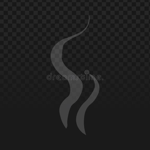 Gray Smoke and Steam Element for Food Drink Graphics, Cozy Designs, and ...