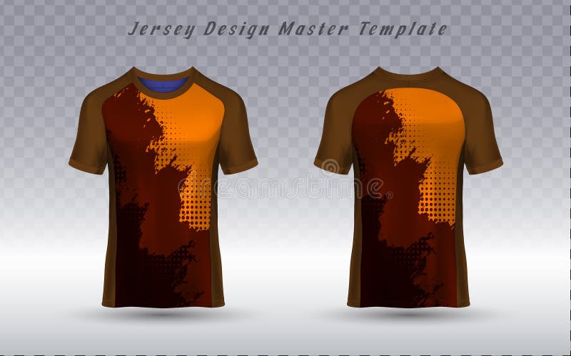 Dynamic Sports Jersey Template with Grunge Pattern - Football, Racing ...