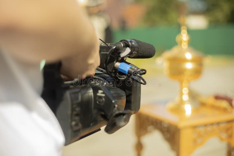 Man Holding Video Recorder Stock Photos - Free & Royalty-Free Stock ...