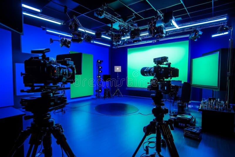 Filming Commercial in Professional Studio. Stock Photo - Image of ...