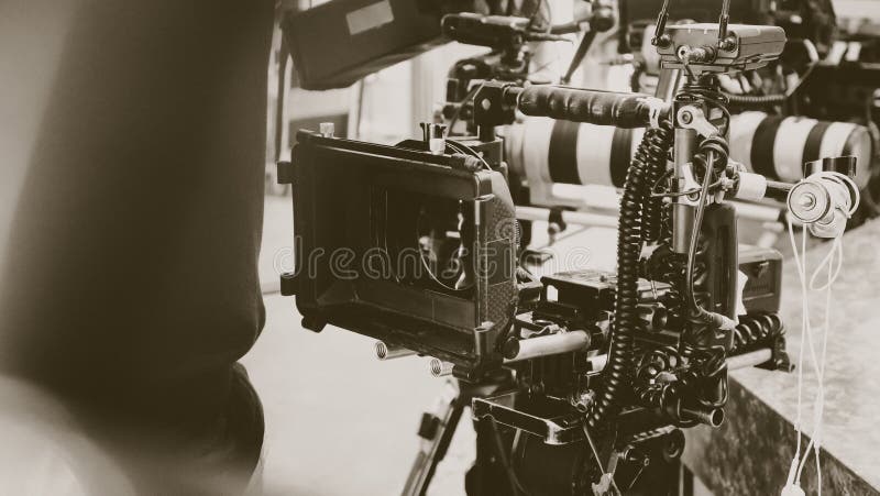 Filming crew background stock image. Image of electrical - 148154017