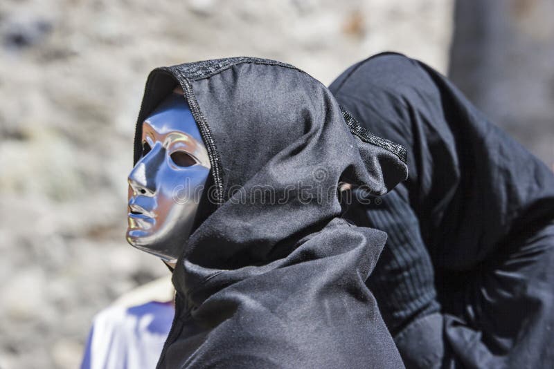 Create a nightmare editorial image. Image of masks, nightmare - 112452235