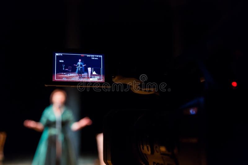 Filming Performances of the Actress or Singer in the Interior. a ...
