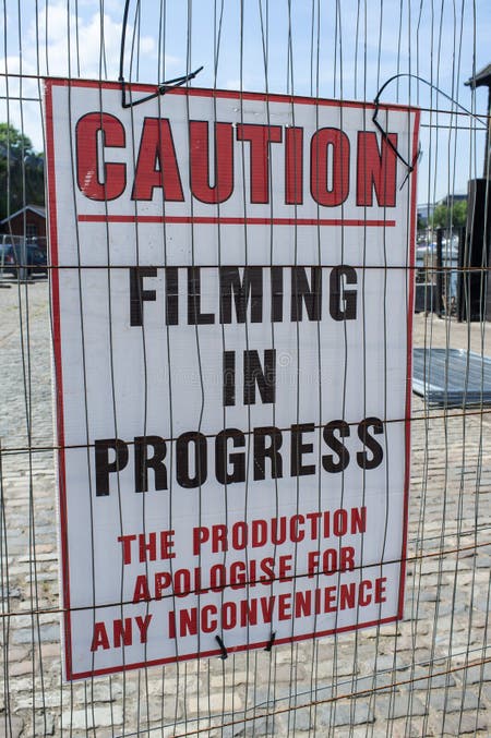 Filming in Progress stock image. Image of quiet, making - 33062489