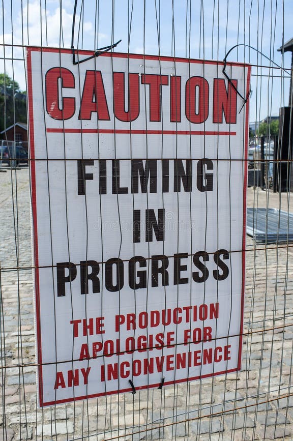 Filming in Progress stock image. Image of quiet, making - 33062489