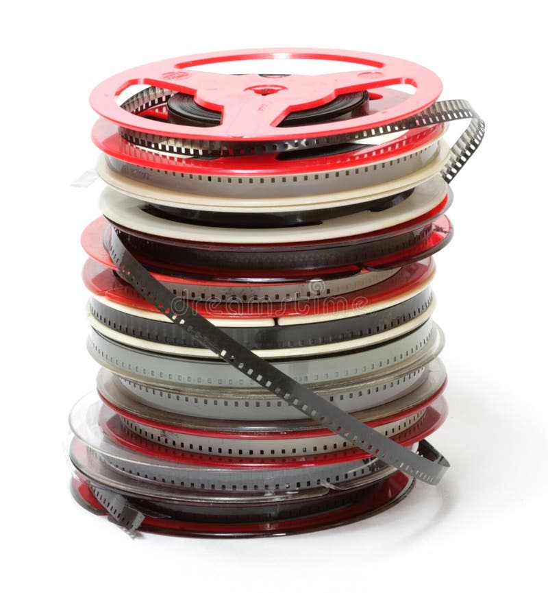 Stack of film reels stock photo. Image of stack, industry - 11158952