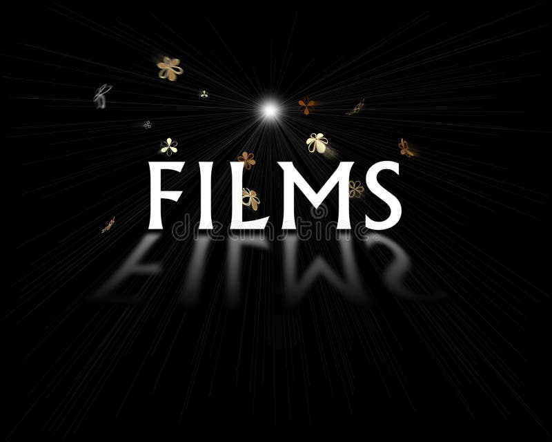 Films logo stock illustration. Illustration of videos - 5371391
