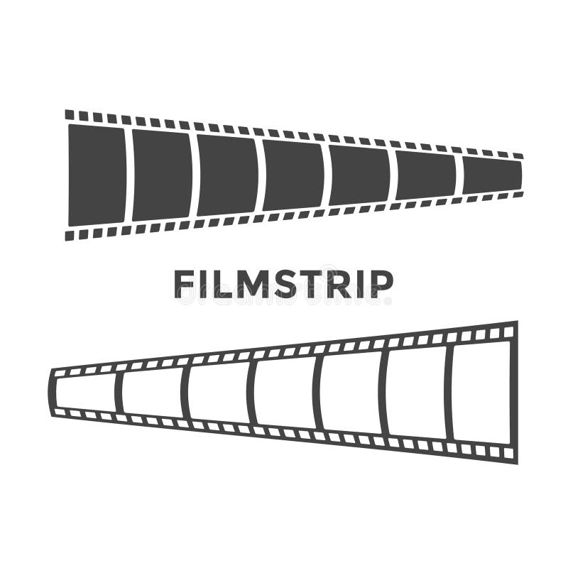 Filmstrip Graphic Design Template Vector Illustration Isolated Stock ...