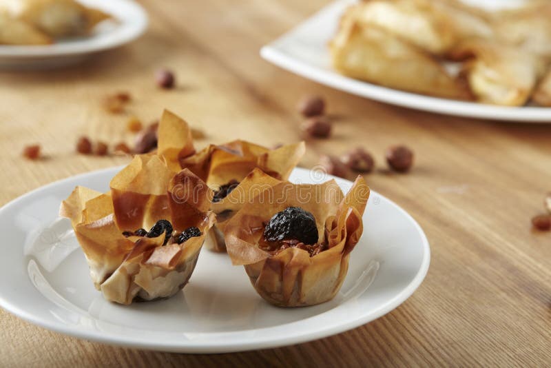 Filo pastry stock photo. Image of dessert, crust, food - 24700236