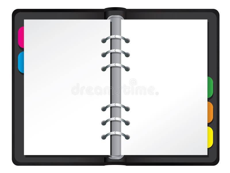 Filofax illustration stock illustration. Illustration of education ...