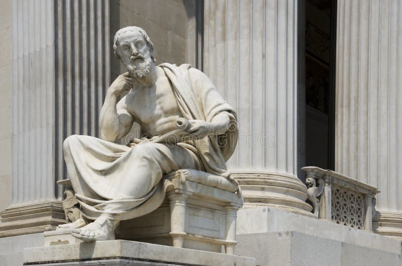 Filosof Herodotus arkivfoto. Bild av berömdt, vienna - 25994084