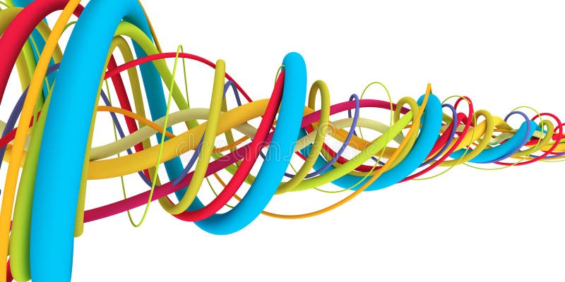 Fils colorés illustration stock. Illustration of branchez - 42226579