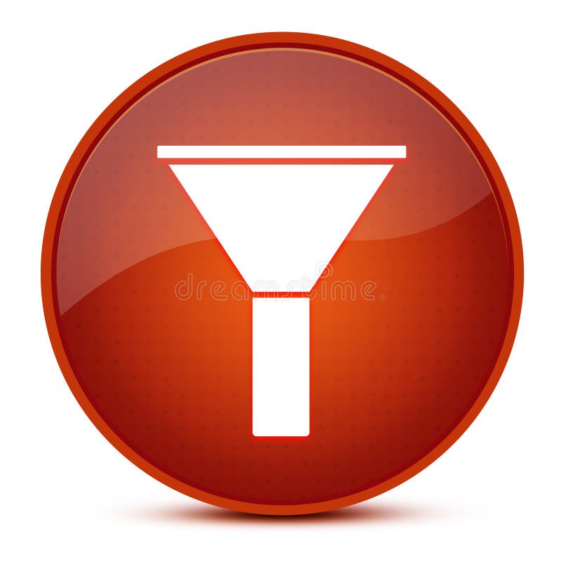 Filter Aesthetic Glossy Brown Round Button Abstract Stock Illustration ...