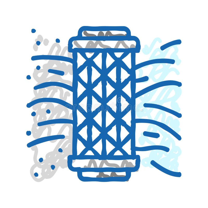 Filter Air Icon Doodle Illustration Stock Vector - Illustration of ...