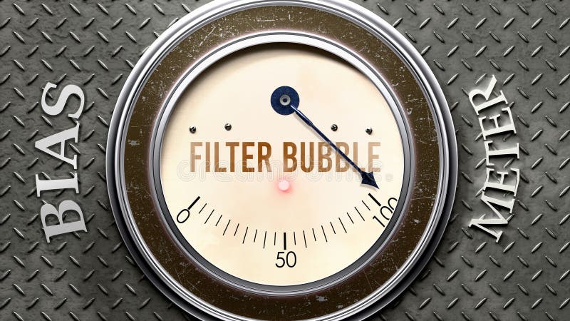 Filter Bubble and Bias that is Hitting a Full Scale, Showing a Very High Level of Filter Bubble ...
