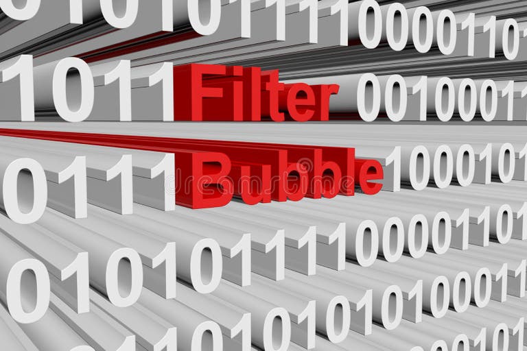 Filter bubble stock illustration. Illustration of tech - 89626124