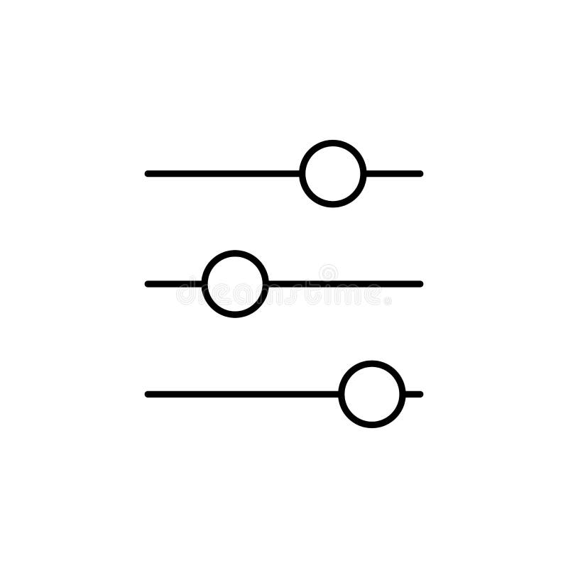 Filter Control. Adjustment Icon. Filter Control Settings Icon Stock ...