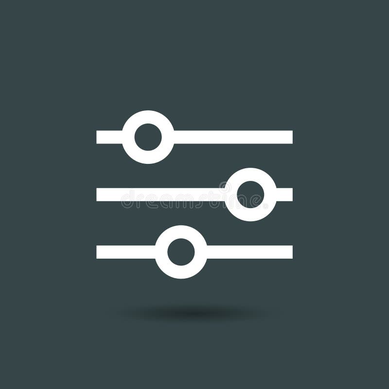 Filter Control Settings. Vector Illustration. Stock Image Stock Vector ...