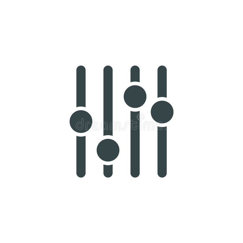 Filter Control. Adjustment Icon. Filter Control Settings Icon Stock ...