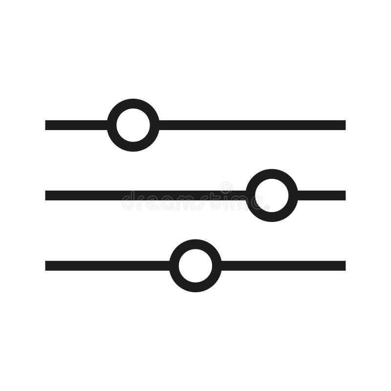 Filter Control Settings. Vector Illustration. Stock Image Stock Vector ...