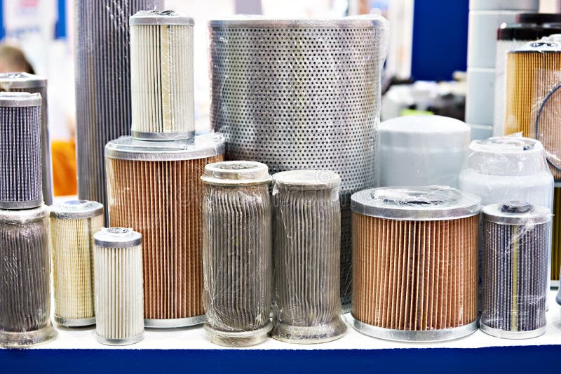 Filter Elements for Industrial Stock Image - Image of machine, paper ...