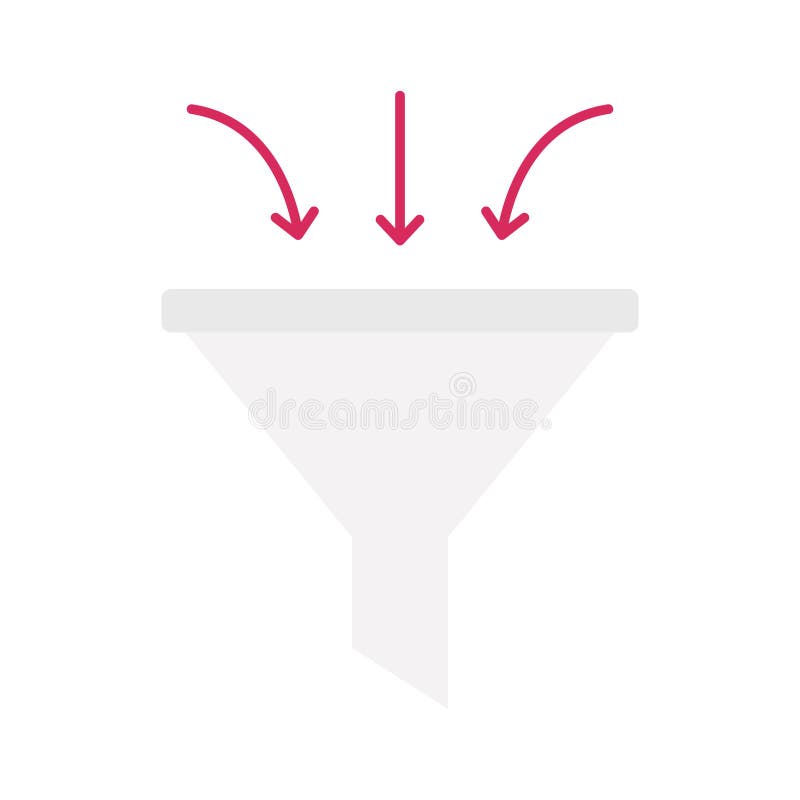 Filter Flat Vector Icon Which Can Easily Modify or Edit Stock Vector ...