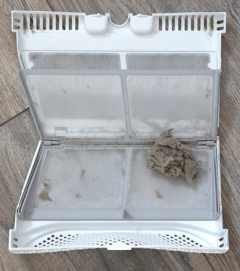 Filter Full of Lint Background Stock Photo - Image of lint, cleaning ...