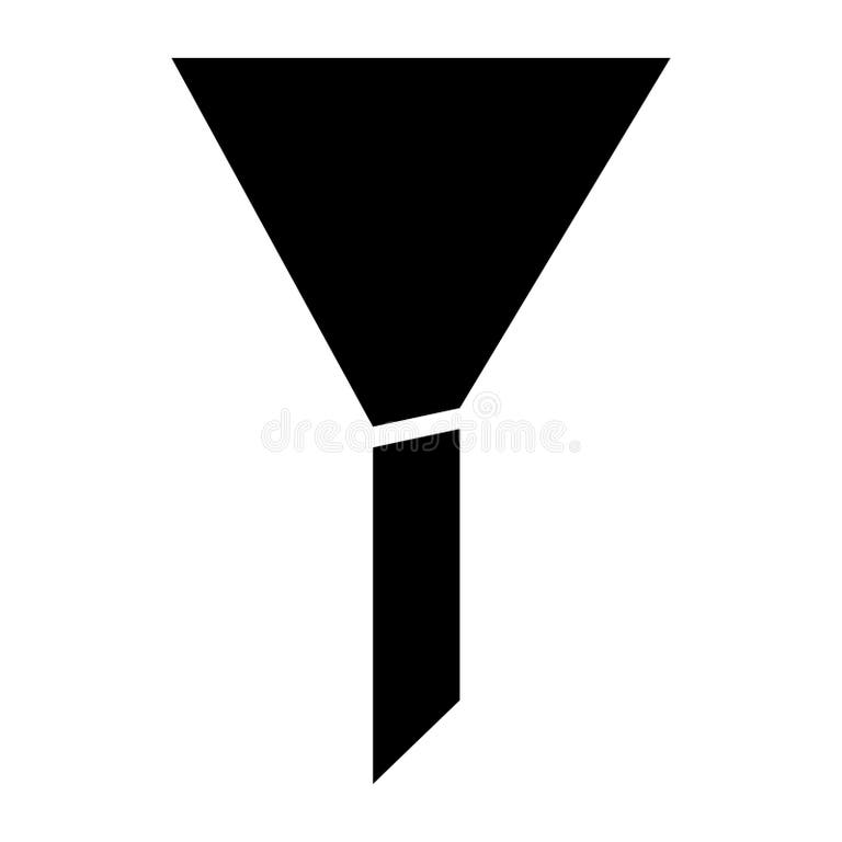 Filter, Funnel Vector Icon stock vector. Illustration of design - 337567288